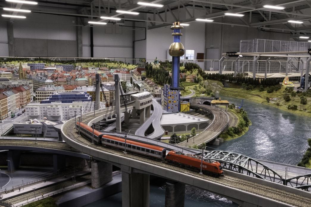 Modellbahn-Express - Neue Modellbahnanlage im Prater