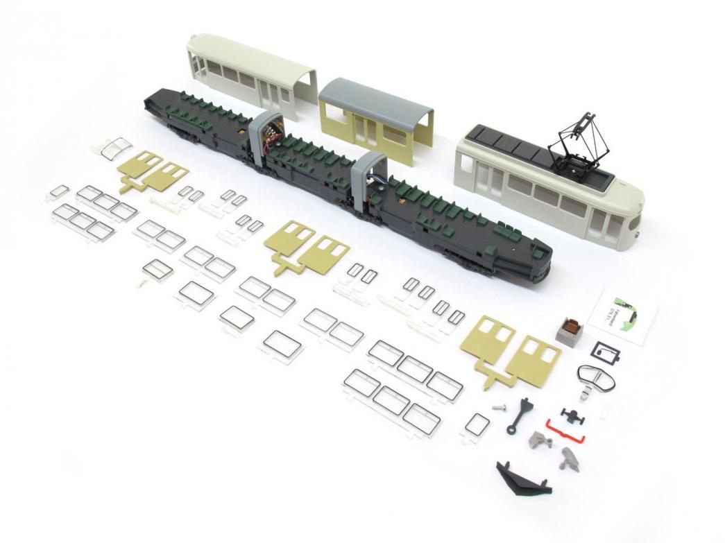 Modellbahn-Express - Straßenbahn-Weißmodelle von Halling